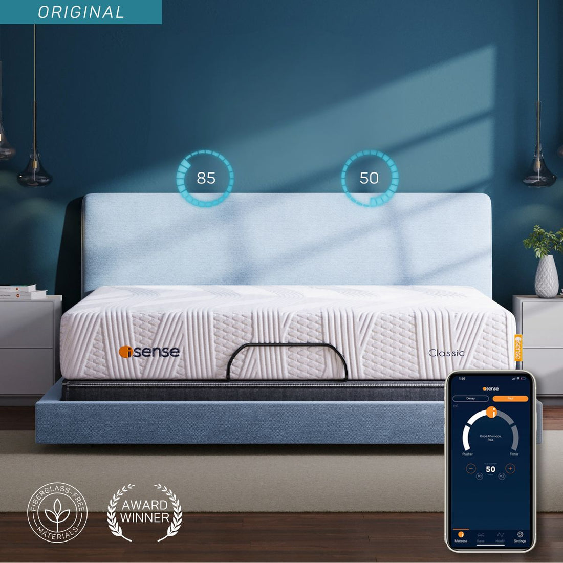 iSense Classic Dual Comfort Adjustable Mattress
