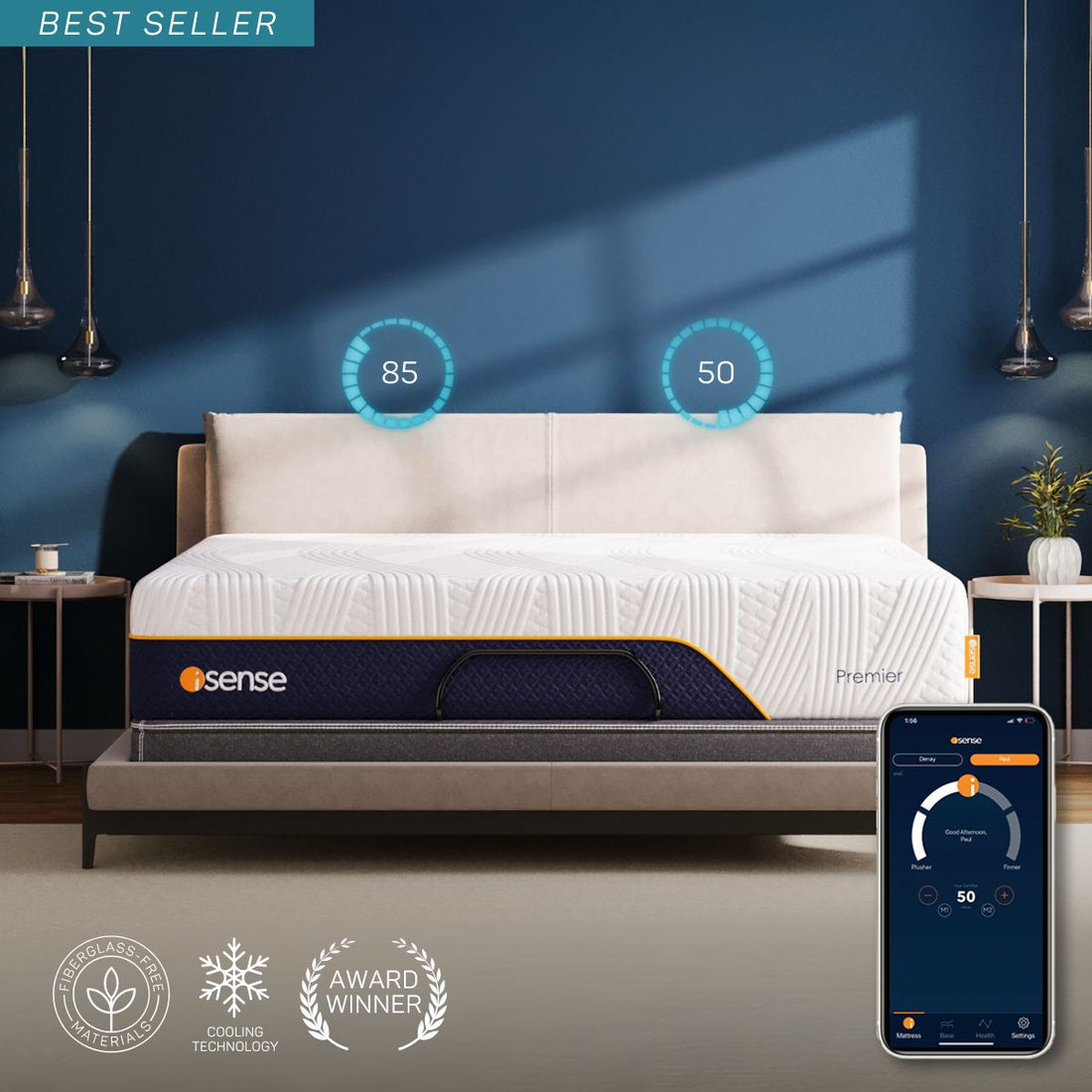 iSense Hybrid Premier Adjustable Mattress